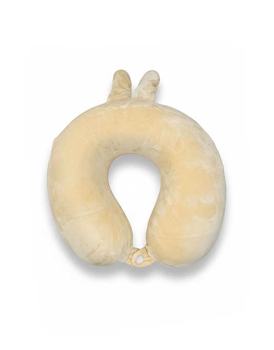 Beige Labubu Comfy Neck Pillow