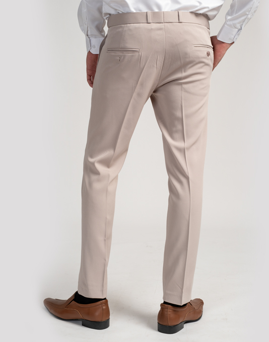 Light Beige Color Formal Trouser