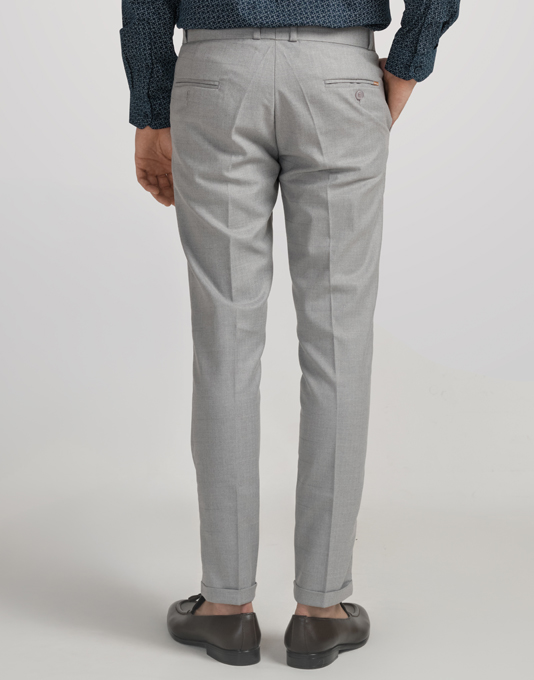 Men's Light Ash Formal Trouser