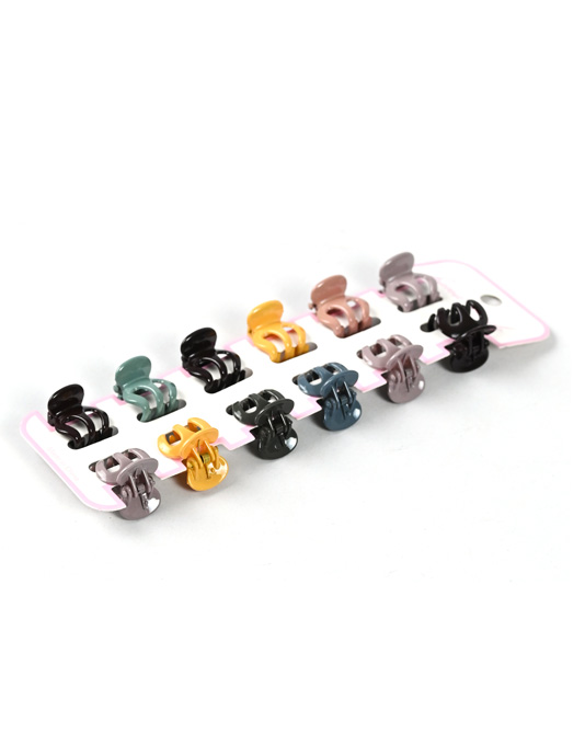 Multicolor Hair Clips Pack