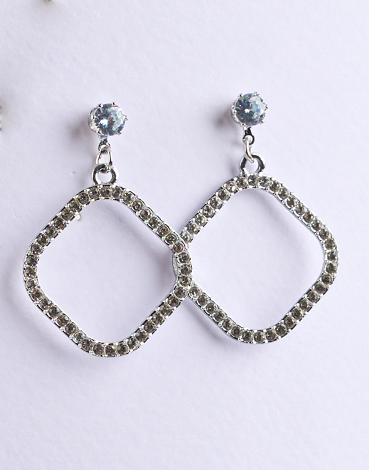 Silver Necklace & Earrings Set