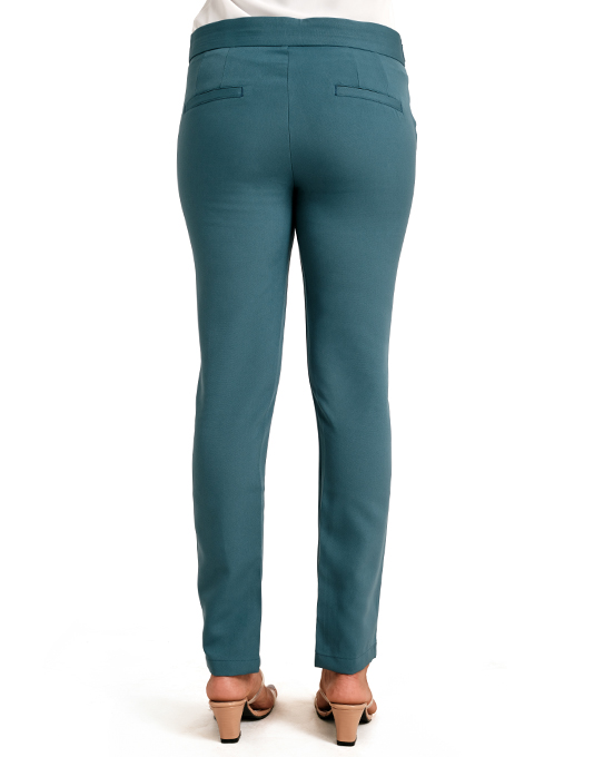 Women's High Waist Plain Color Pants