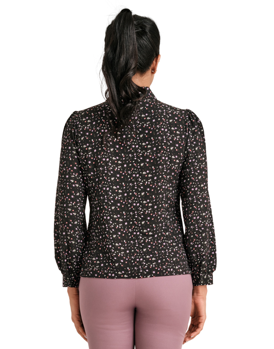 Women's Long Sleeve Printed Top