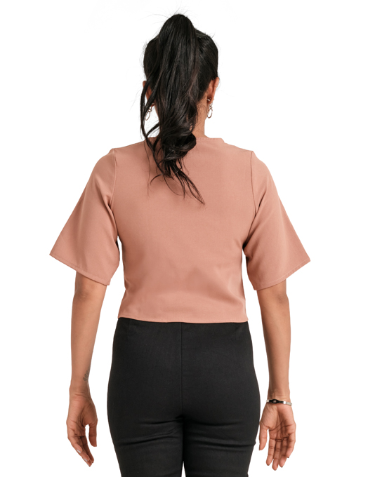 Women's V-Neck Crop Top