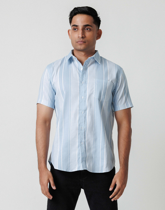 Light Blue Color Casual Shirt