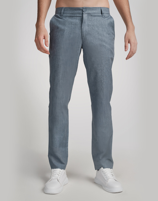 Men's Light Blue Casual Pant