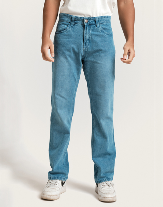 Men's Light Blue Classic Denim pant