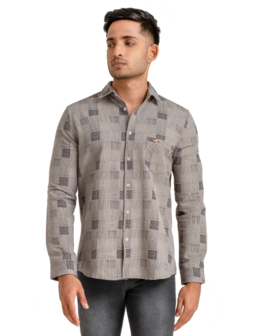 Mens Long Sleeve Casual Shirt