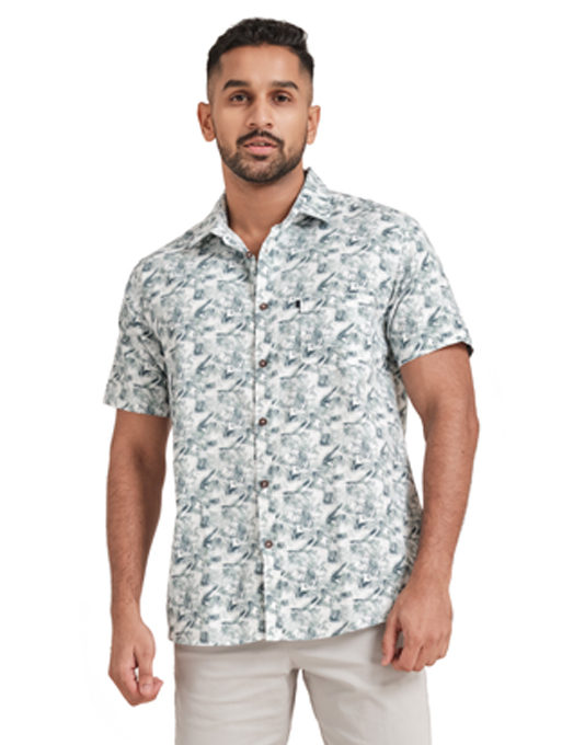 Men's Printed Short Sleeve Shirt