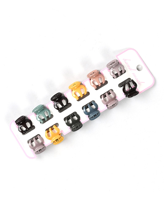 Multicolor Hair Clips Pack