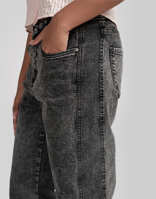 Women's Gray Color Denim
