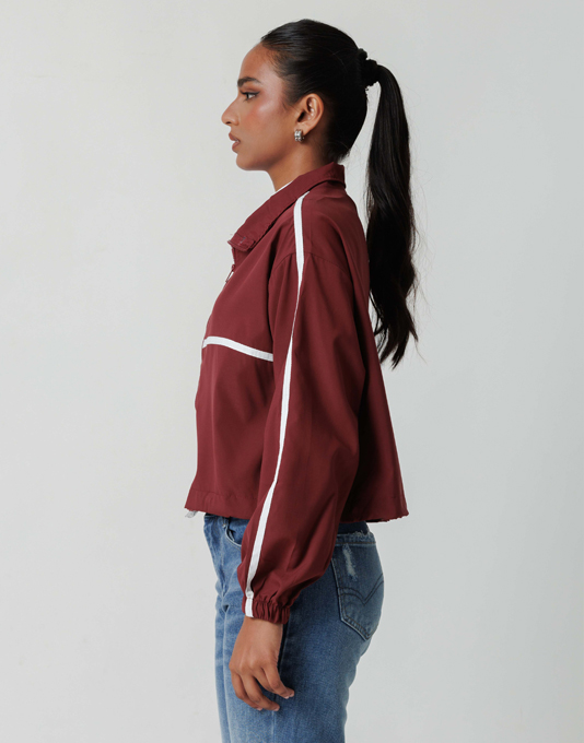 Maroon Color Sport Jacket