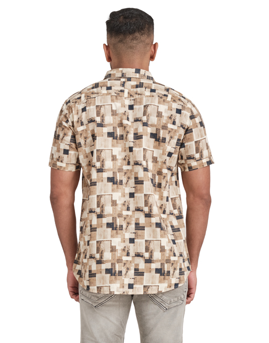 Men's Printed Short Sleeve Shirt
