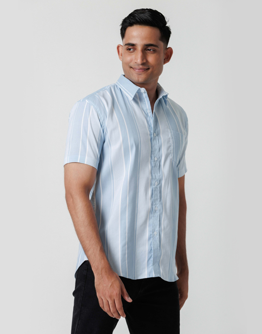 Light Blue Color Casual Shirt