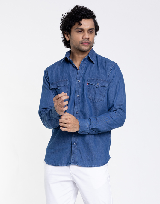 Blue Color Long Sleeve Shirt