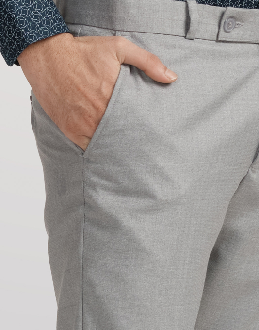 Men's Light Ash Formal Trouser