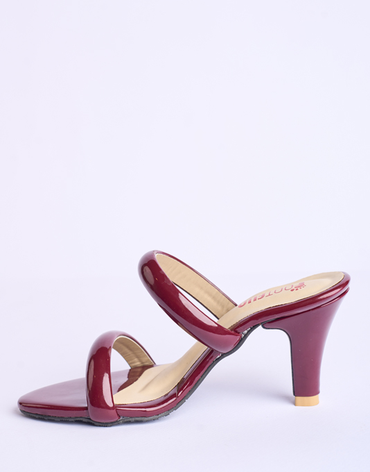 Women's Dual Strap Open Toe Heels